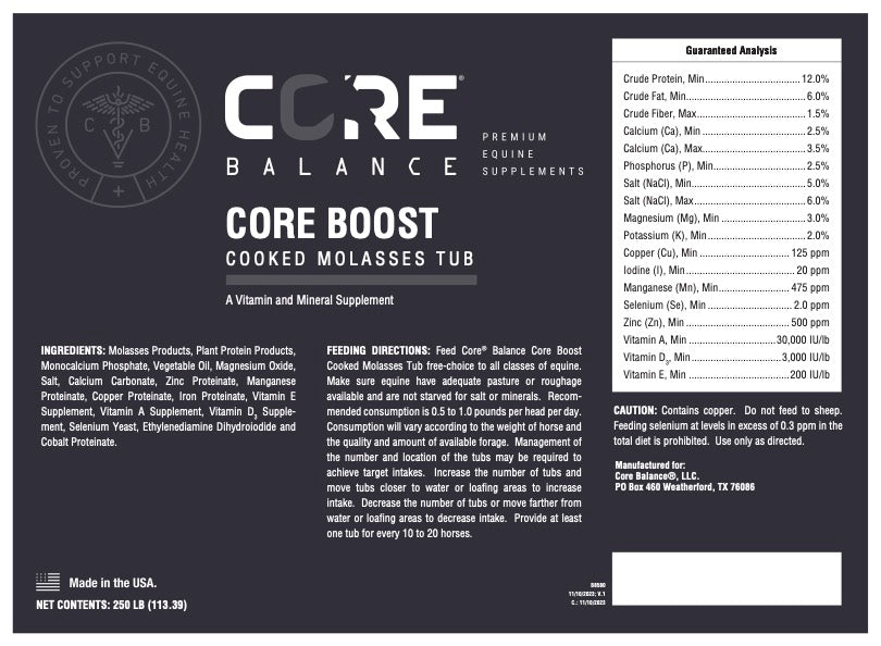 Core Boost – Core Balance